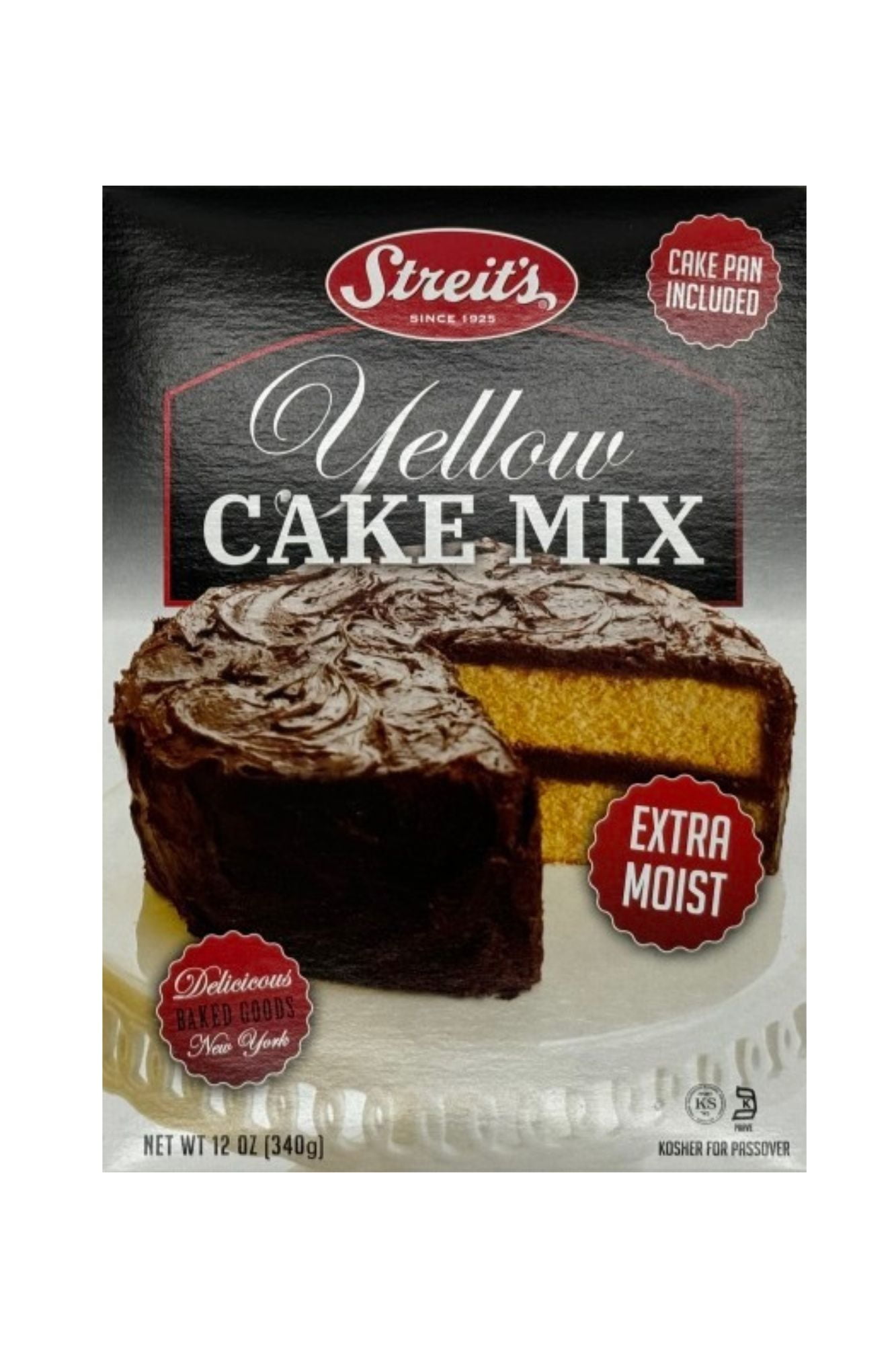 Streit's Cake Mix - Kosher for Passover- Yellow Cake Extra Moist- 12oz ...