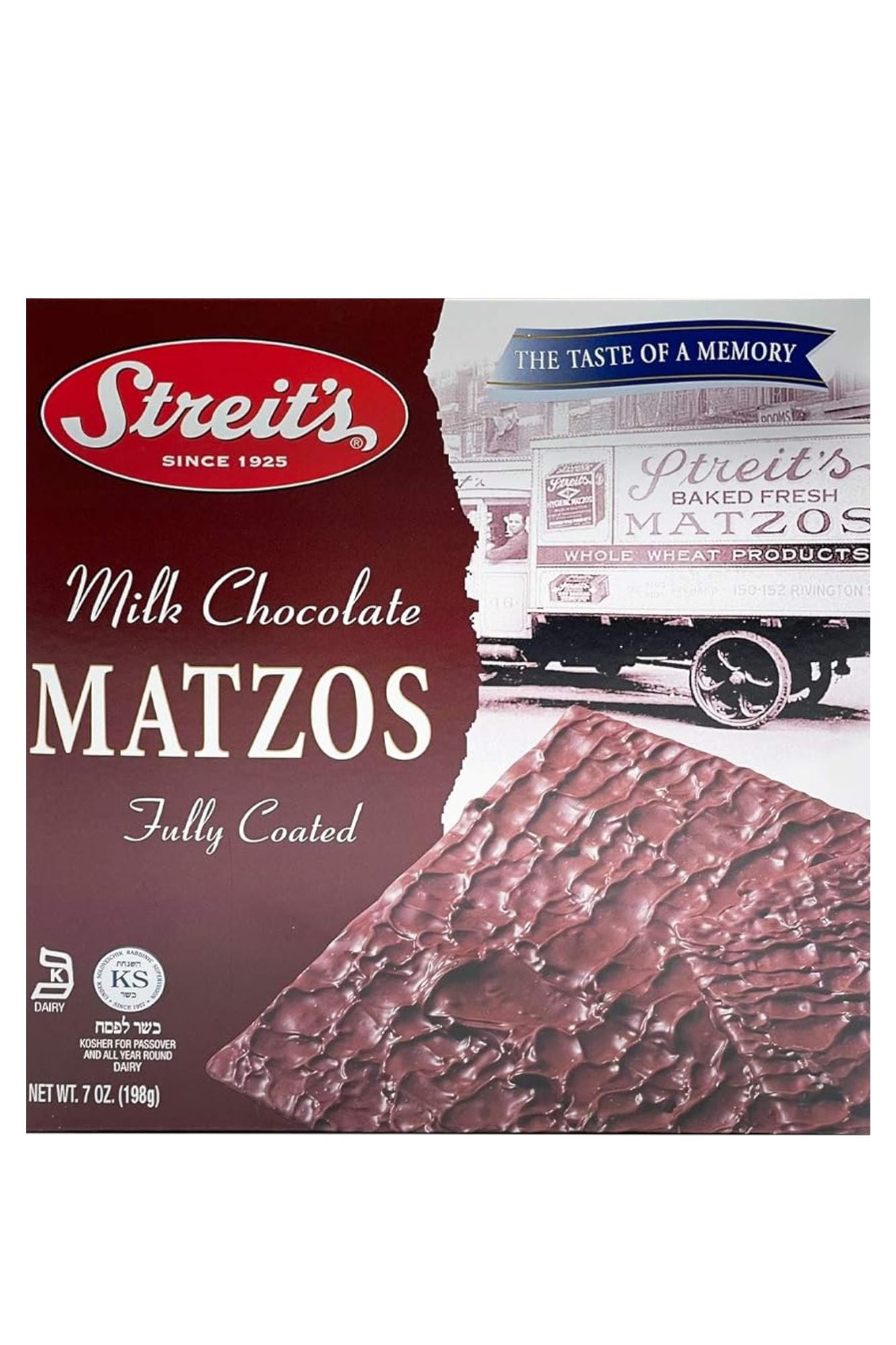 Streit's Chocolate Coated Matzos- Real Milk Chocokate- Kosher for ...