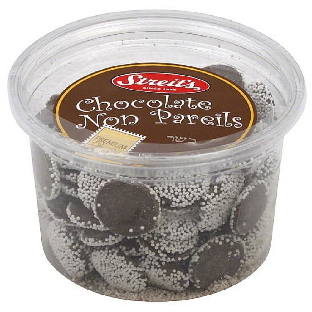 Streit's Chocolate Non-Pareils Candy, Low Sodium, Kosher, Resealable ...
