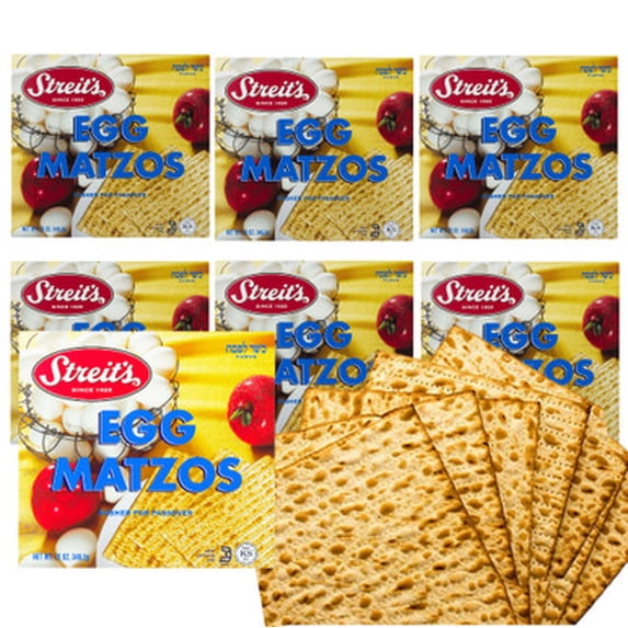 Streit's Egg Matzos Kosher for Passover Matza, 12 oz (6 Pack) - Walmart.com
