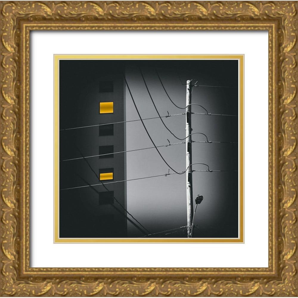 Strelok 26x26 Gold Ornate Wood Framed with Double Matting Museum Art ...