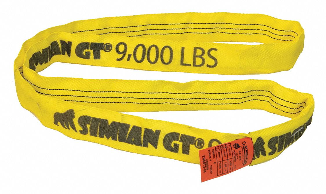 Stren-Flex Round Sling,Endless,10 ft L,18000 lb Cap SFERSST3-10 ...