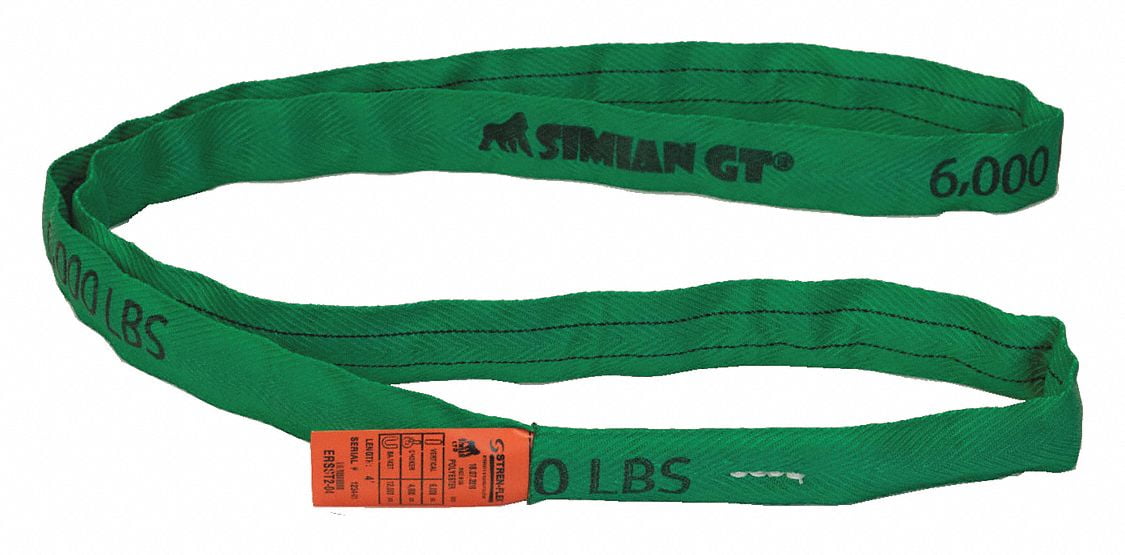 Stren-Flex Round Sling,Endless,3 ft L,12,000 lb Cap SFERSST2-03 ...