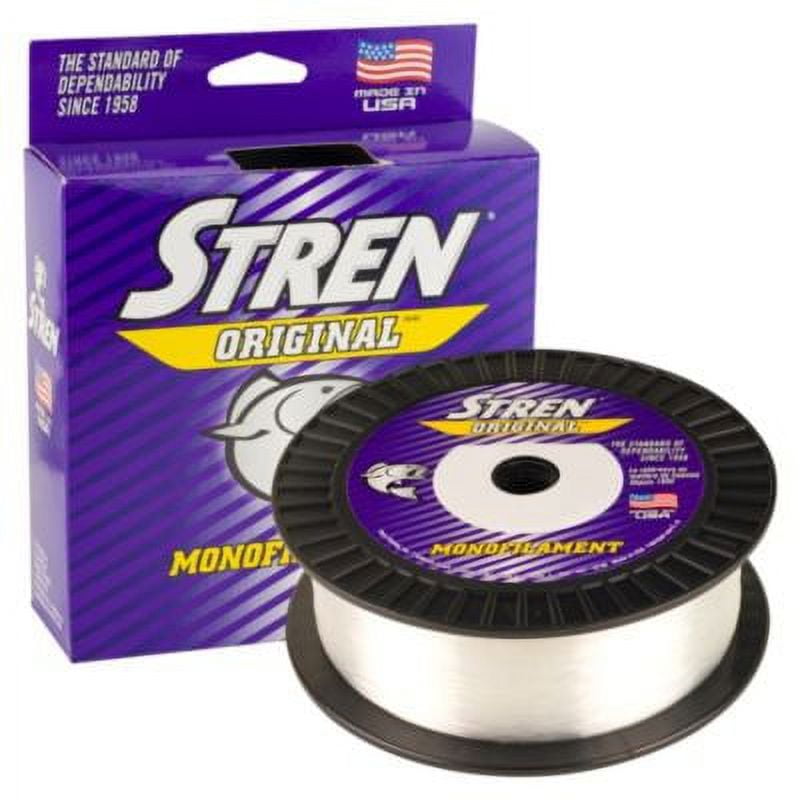 Stren Original® Monofilament Fishing Line, Clear/Blue Fluorescent, 14 ...