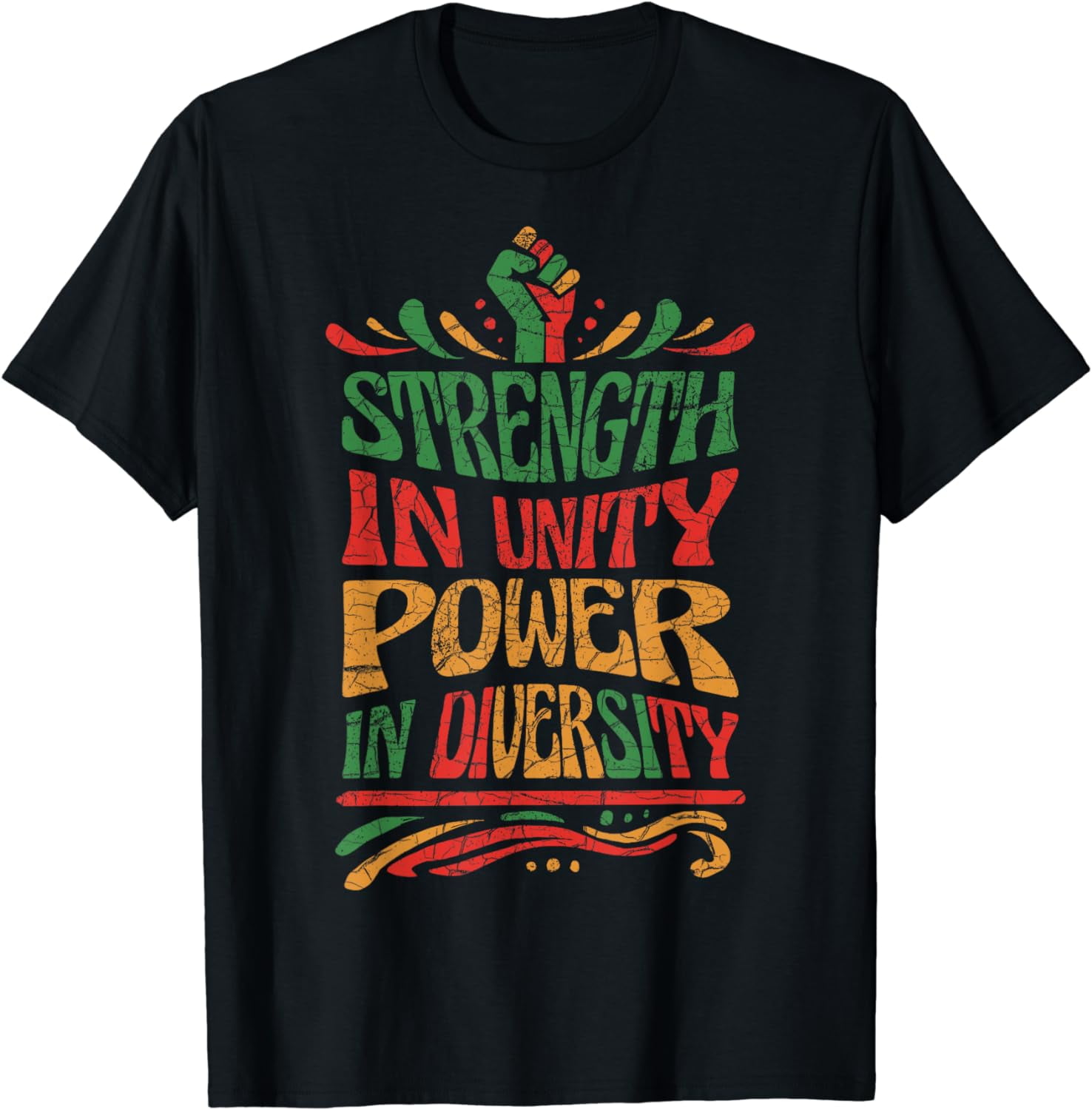 Strength In Unity Power In Diversity Short T-Shirt - Walmart.com
