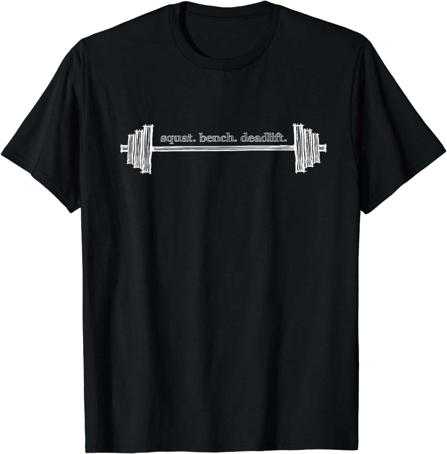 Strength Training Barbell Weightlifting Retro Gym T-Shirt - Walmart.com