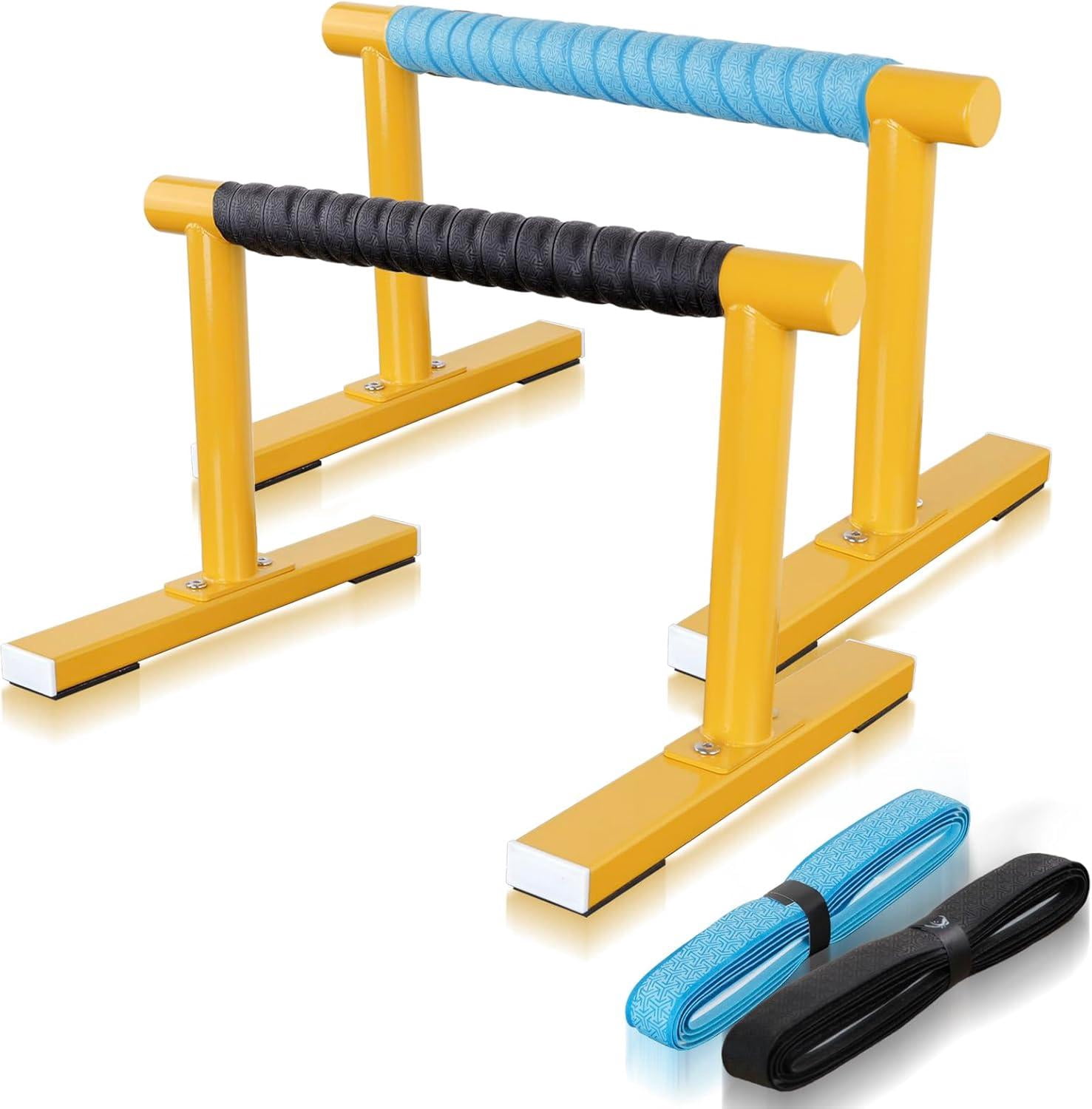 Strength Training Parallettes I-Sit Push Up Bars, Pushup Handles ...