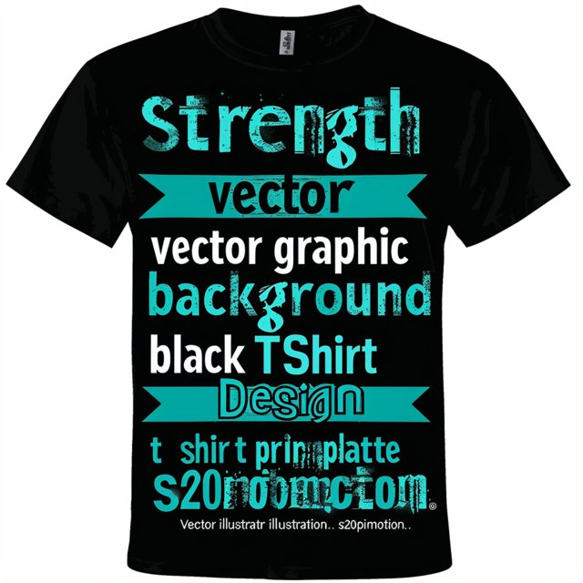 Strength Word Cloud T Shirt Design Gothic Trig Style Awareness Ribbon ...