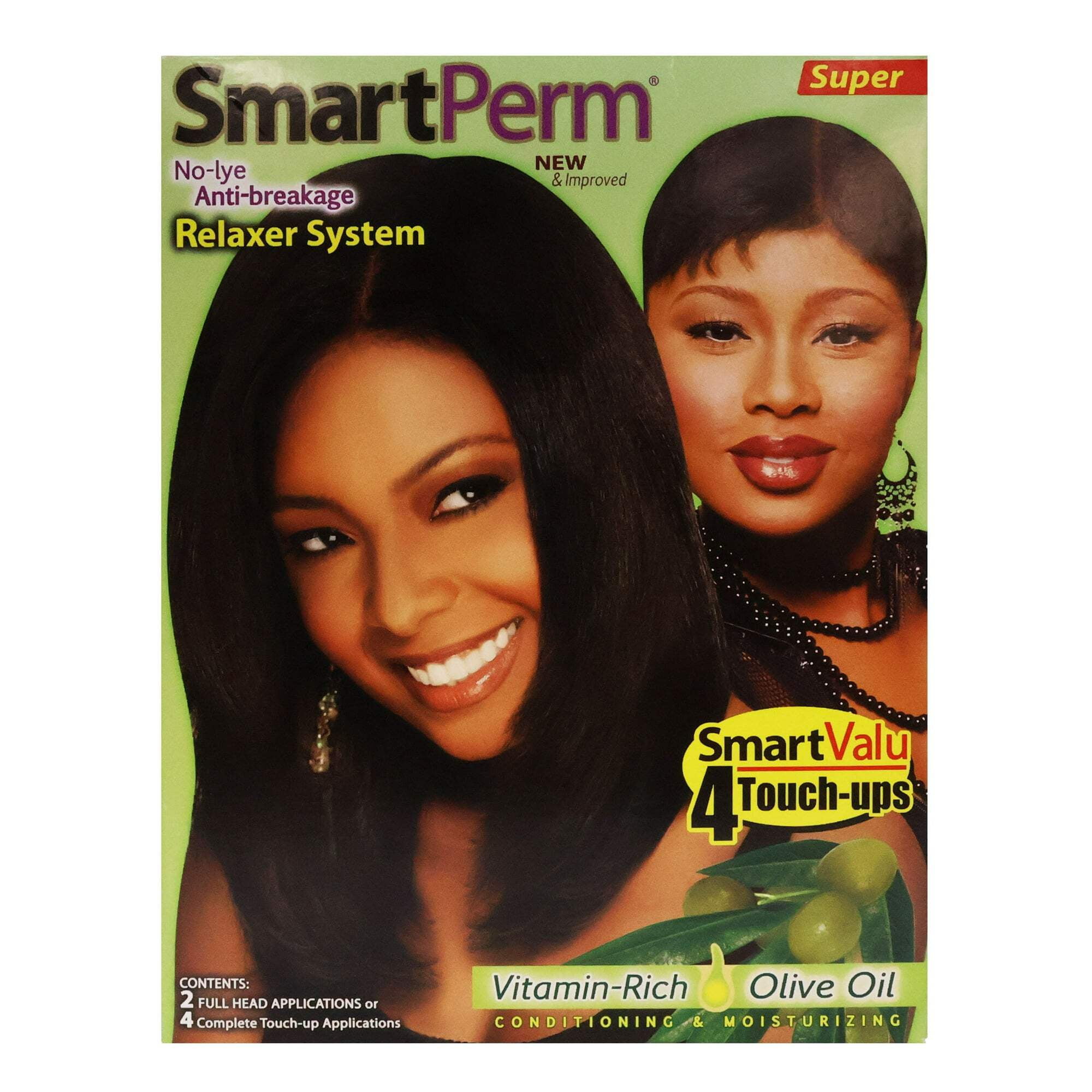 Smart Perm - No-Lye Anti-Breakage Relaxer System 4 Touch-Up SUPER ...