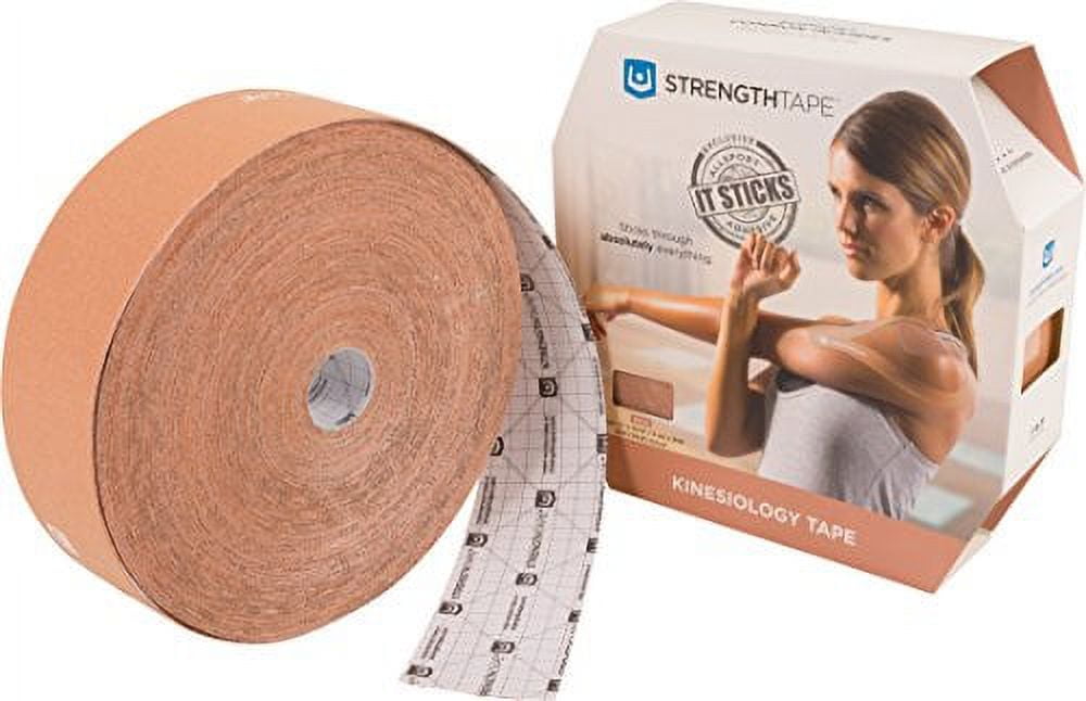 StrengthTape Kinesiology Tape, 35M K Tape Rolls, Premium Sports Tape ...