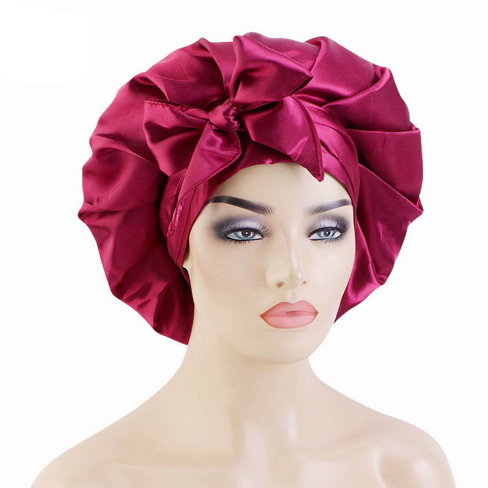 Strengthen＆Repair Volumizing Extra Large Soft Head Scarf Sleeping Cap ...