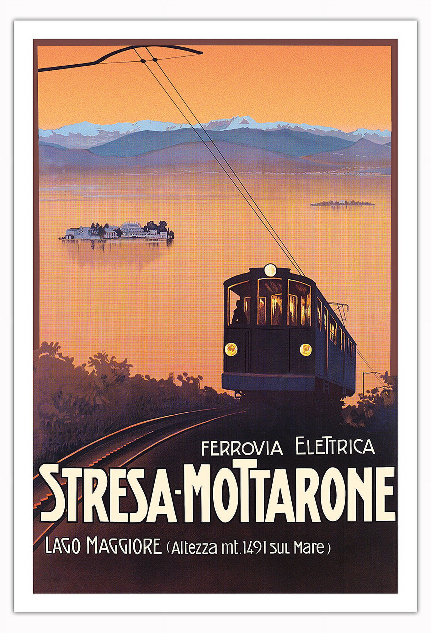 Stresa to Mottarone - Lake Maggiore Italy - by Ferrovia Electric Tram ...