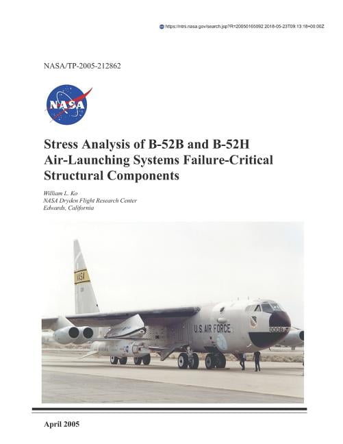 Stress Analysis of B-52b and B-52h Air-Launching Systems Failure ...