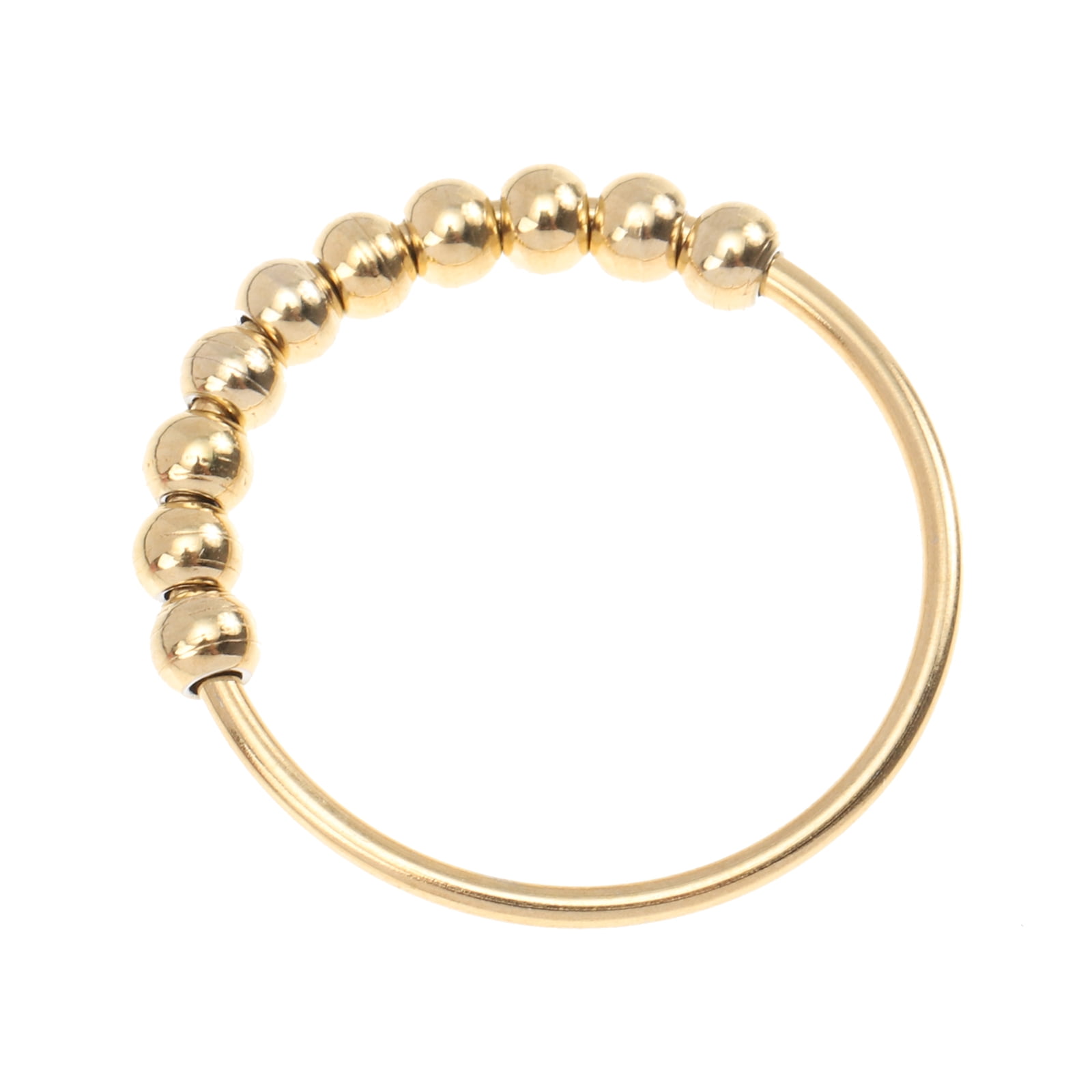 Stress Anxiety Ring Rings Fidget Stainless Steel Rotatable - Walmart.com