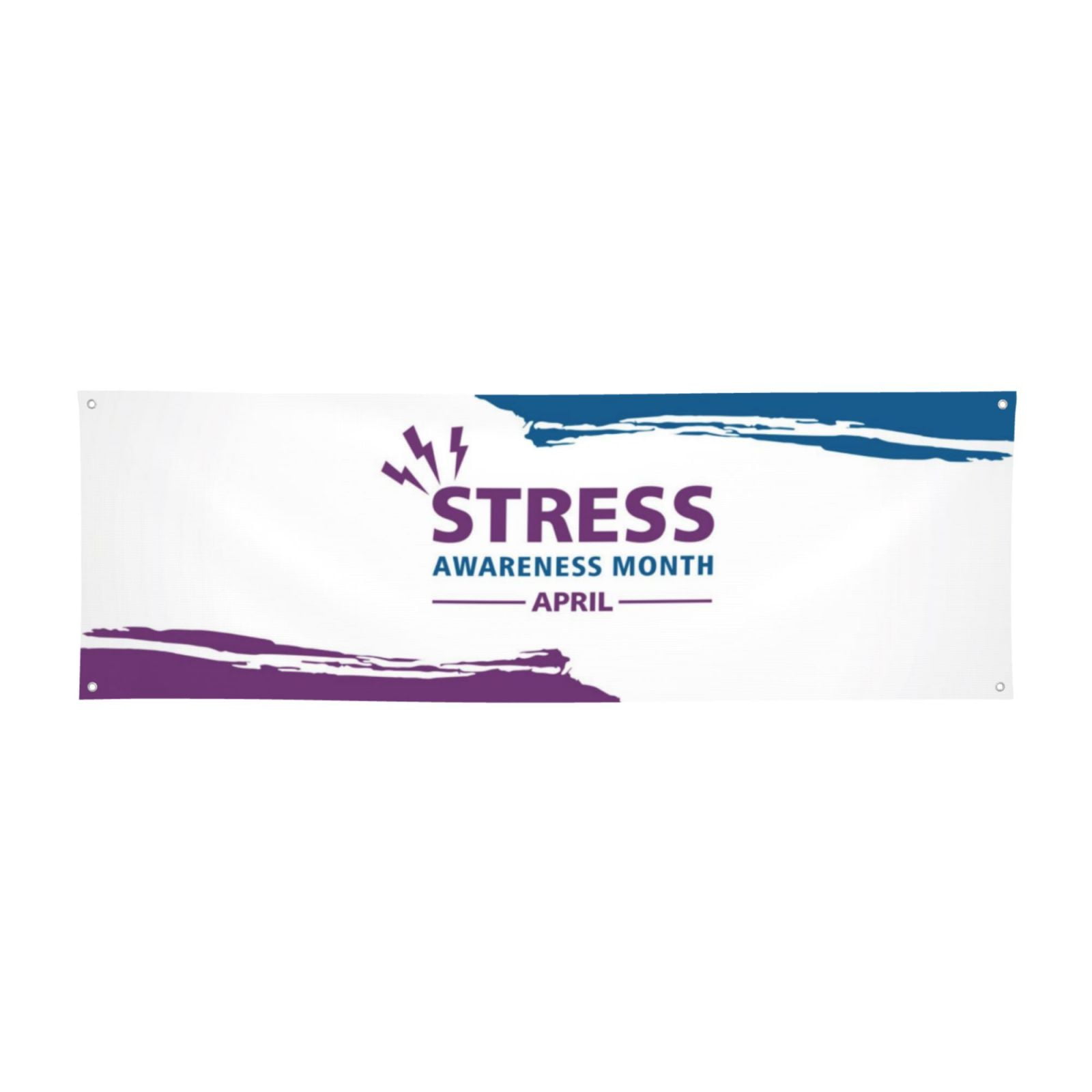 Stress Awareness Month Large Banner Party Decorations Sign Banner Party ...