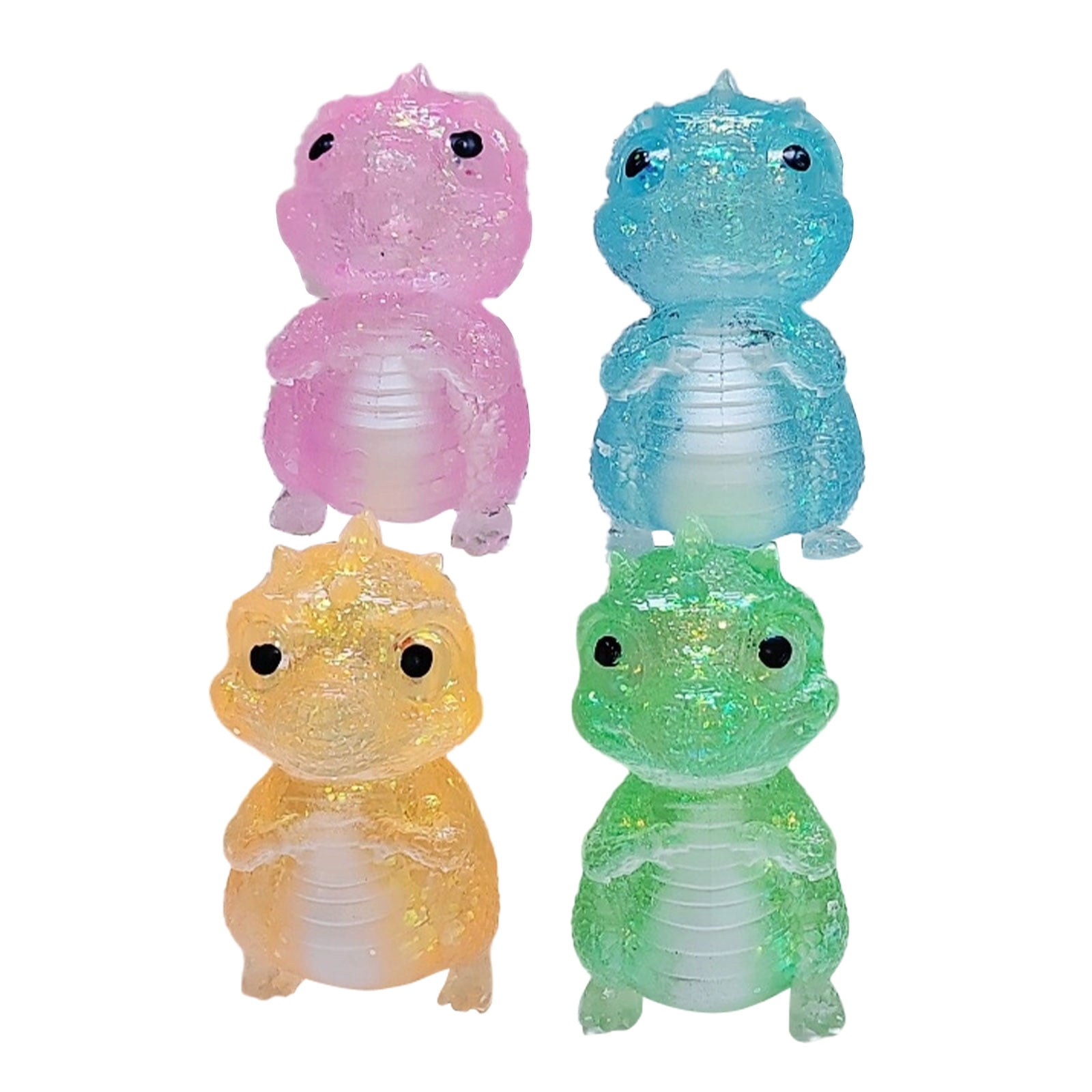 Stress Balls Squeeze Toys, Glitter Squeeze, Dinosaur Squeeze, 3X2 In ...