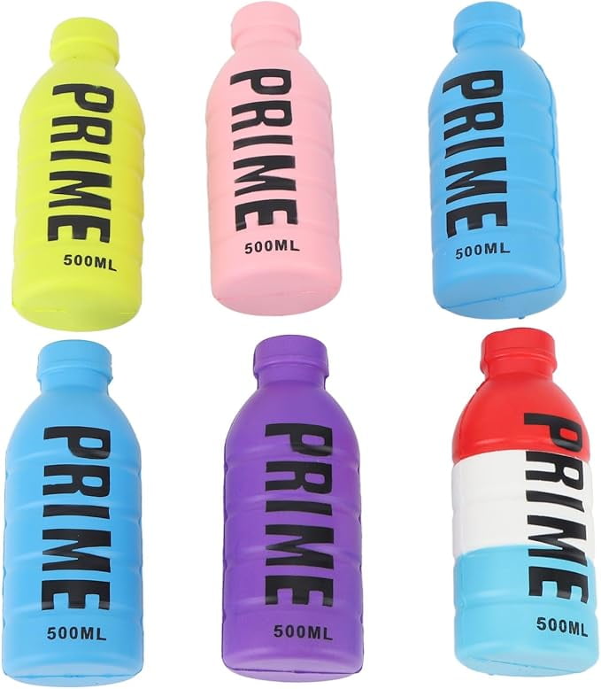 Stress-Free Moments Guaranteed: Prime Hydration Squishy Beverage Bottle ...