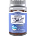 Stress Less Gummies | 60 Count for Men and Women | Lemon & Strawberry ...