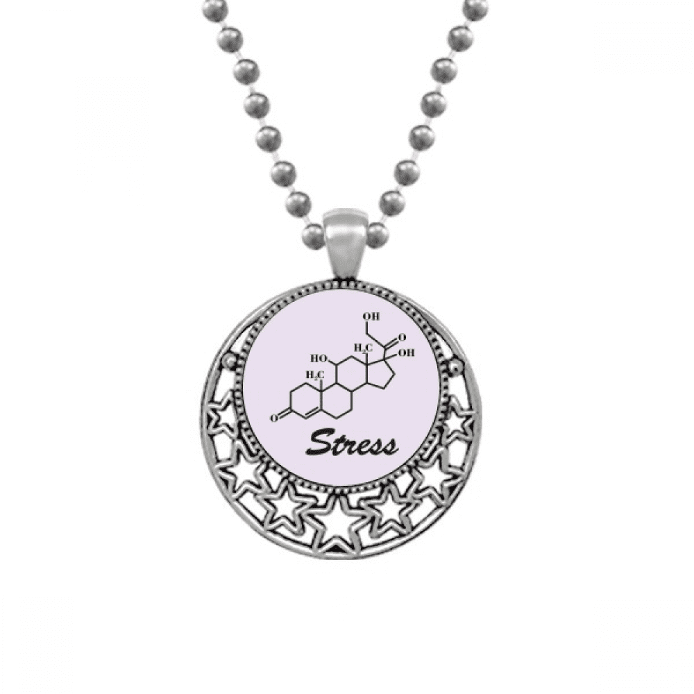 Stress Motivation Emotion Necklaces Pendant Retro Moon Stars Jewelry ...
