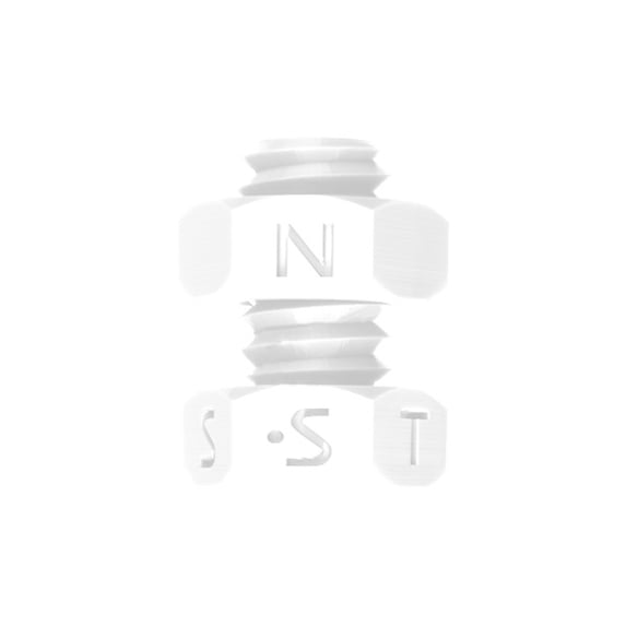 Stress Nut White - Walmart.com