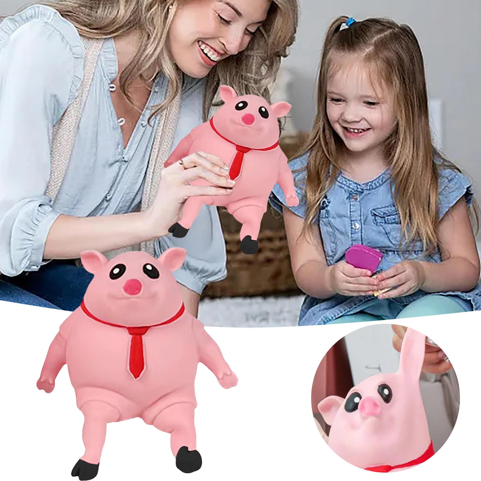 Stress Pig Stress Toy, Piggy Squeeze Toy, Anti Stress Toy, Creative ...