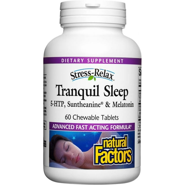 Stress Relax Chewable Tranquil Sleep By Natural Factors Sleep