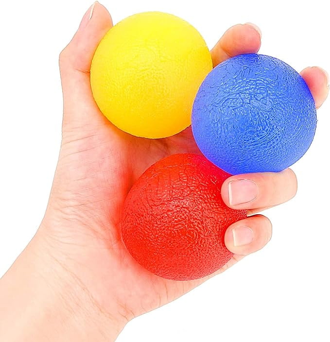 Stress Relief Balls, 3 Pack Gel Flexible Ball Take Relief For Adults ...