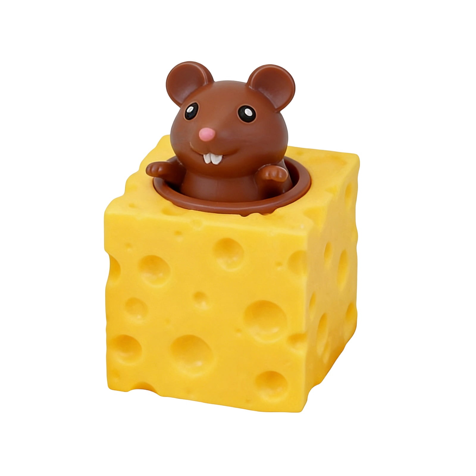 Stress Relief Decor, Silicone, Vibrant Design, Prank, Cheese Block ...