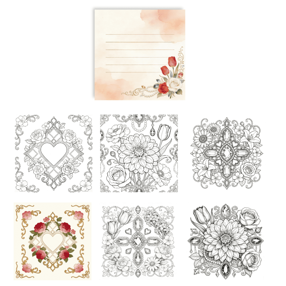 Stress Relief Doodling & Coloring Sticky Notes,100pcs Double-Sided ...