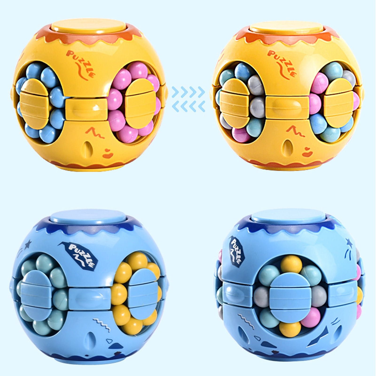 Stress Relief Fidget Puzzles Adults CREATIVE Anti-fall Kids Gift 360 ...