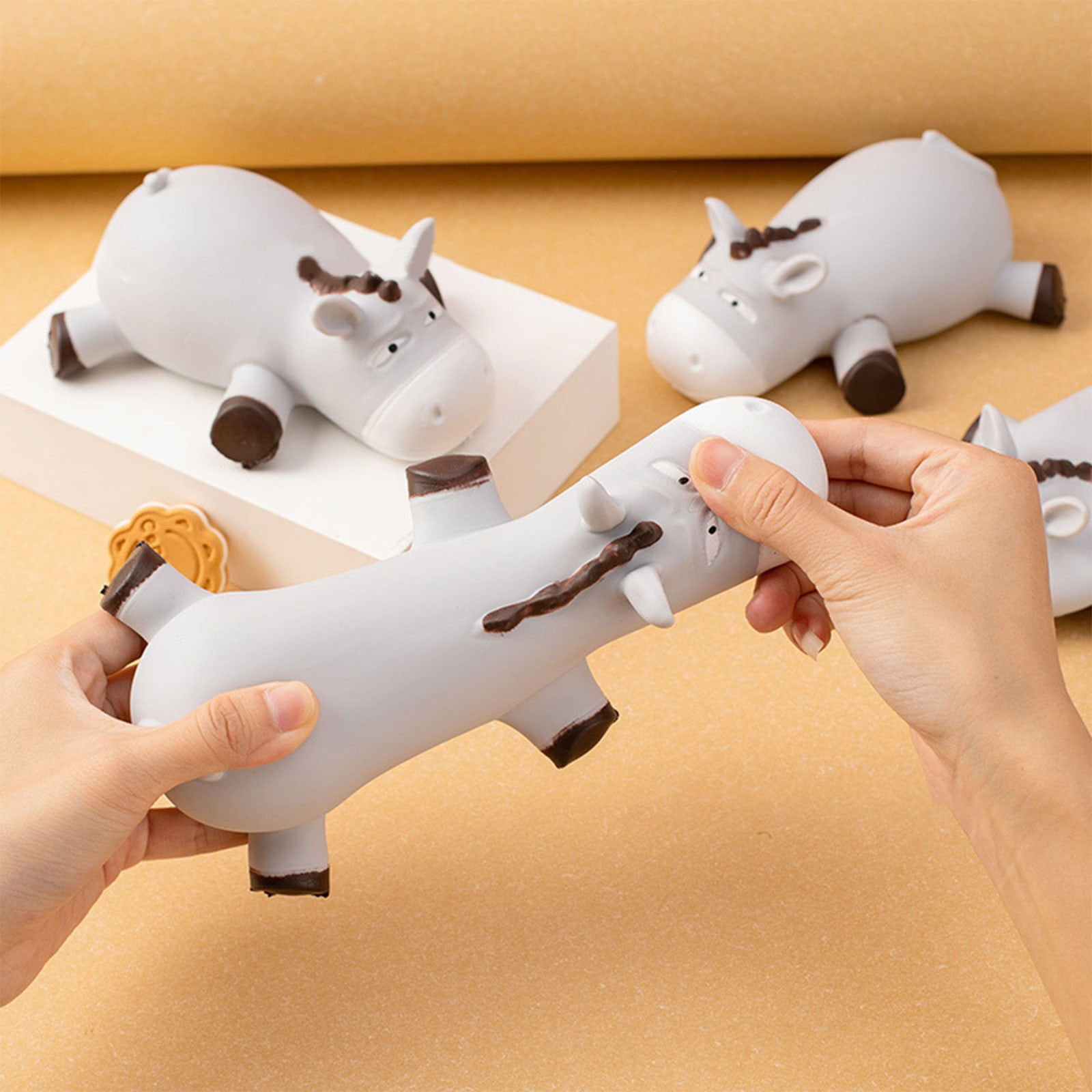 Stress Relief Fidget Toy | Cool Touch Elastic Rubber Sensory Ball ...