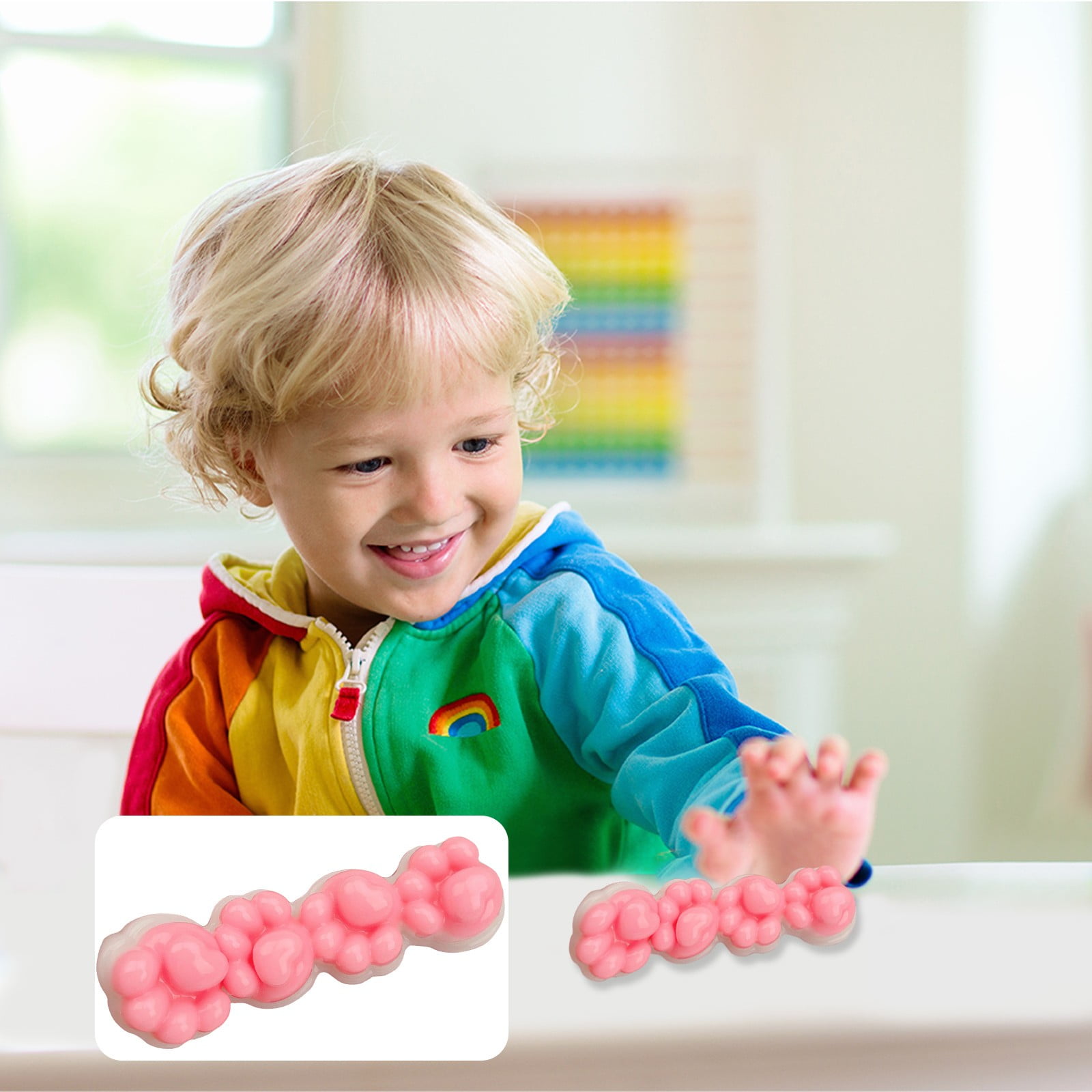 Stress Relief Fidget Toys,Imitation Silicone Feel Mud Cat Four-Piece ...