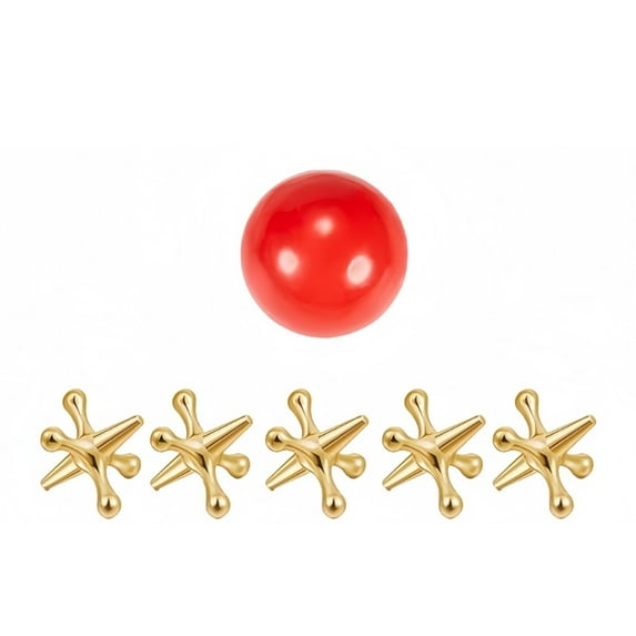 Stress Relief Game Set with Metal And Elastic Balls For Adult Students ...
