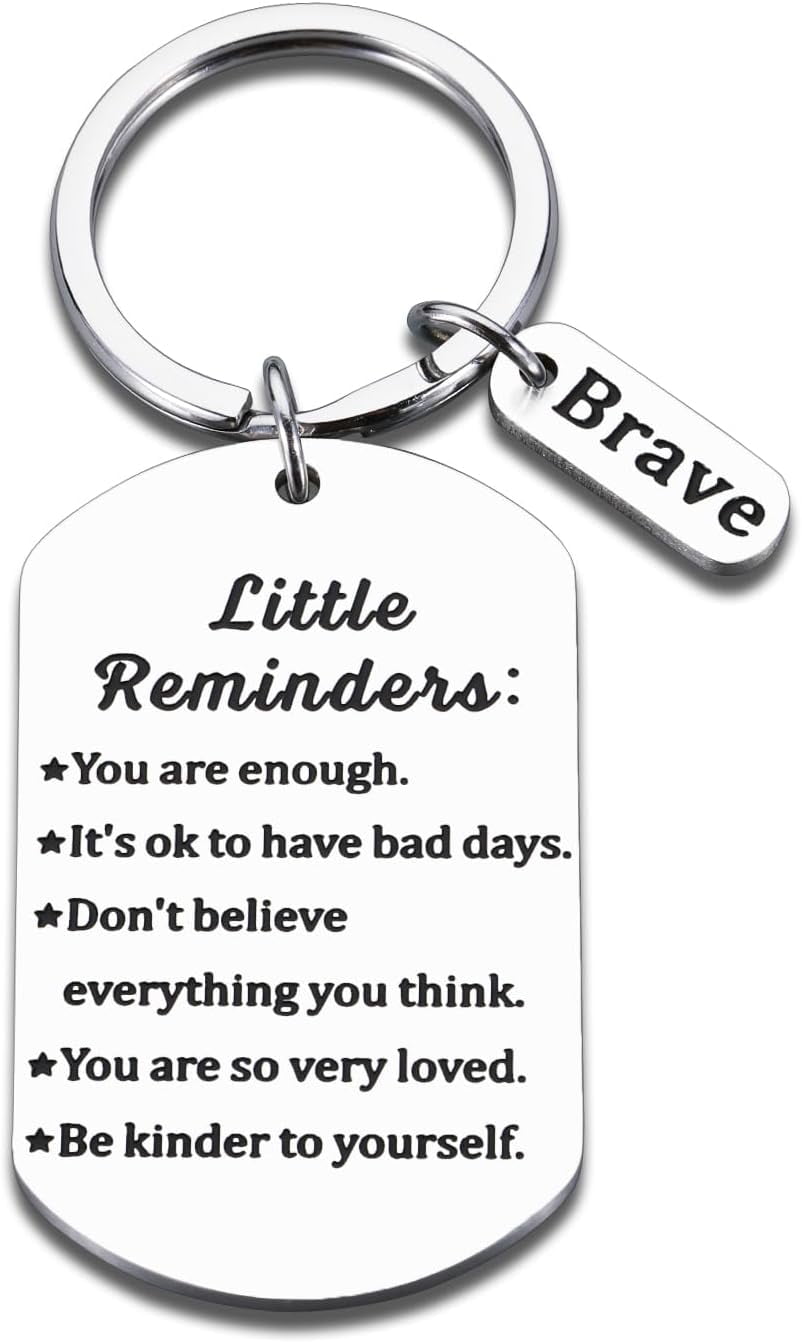 Stress Relief Gifts, Little Reminders Keychain,Mental Health Gifts ...