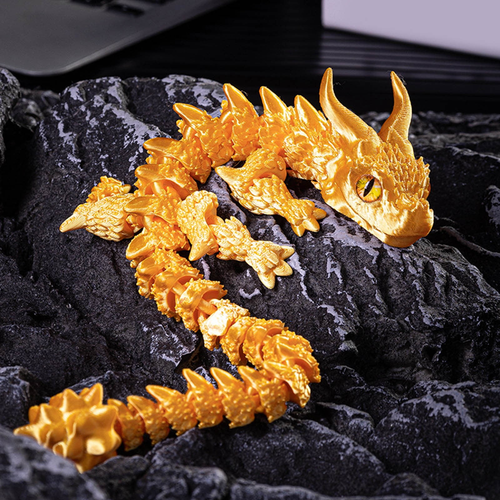 Stress Relief Movable Dragon Toys, 3D Printed Articulated Dicynodon ...