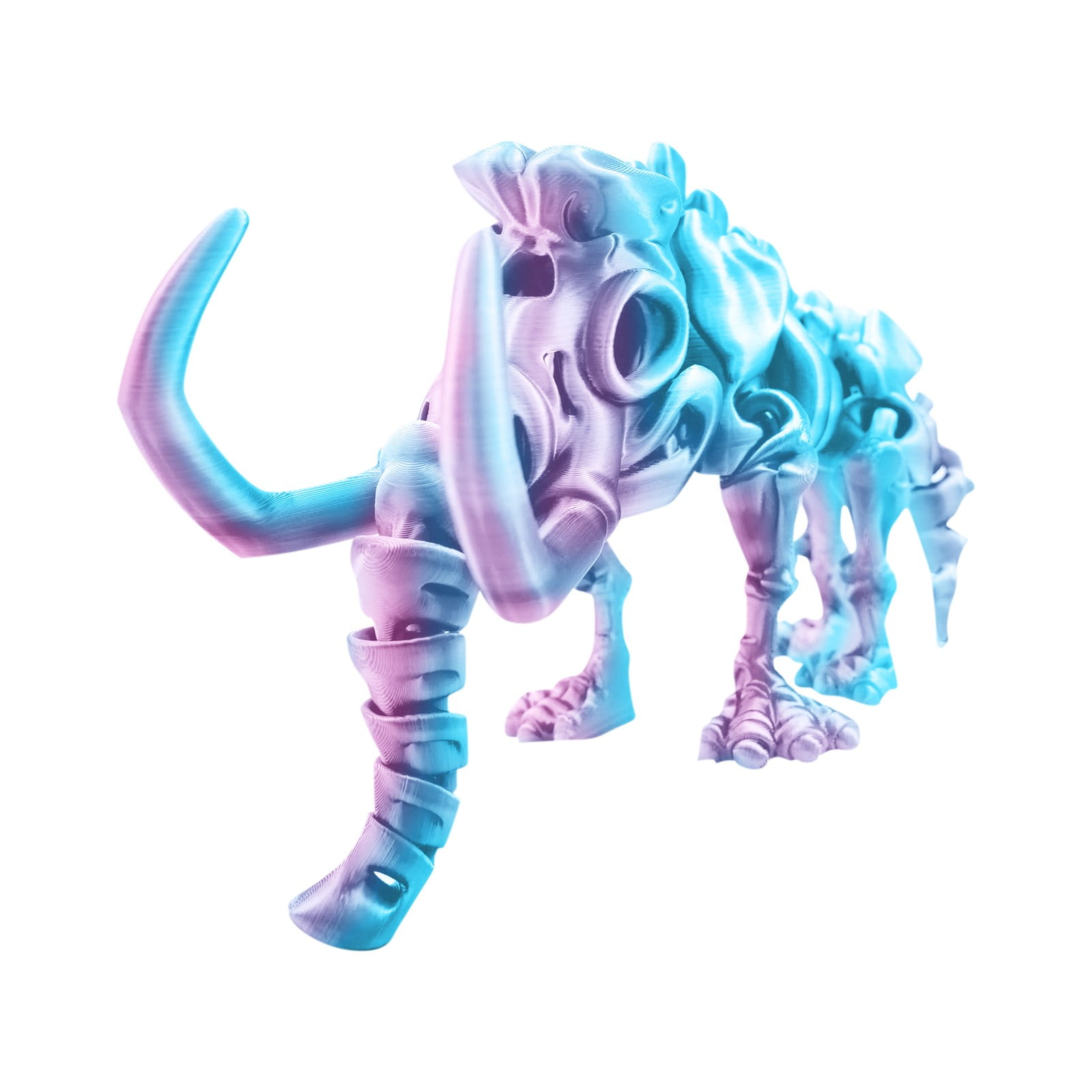 Stress Relief Movable Elephant Toys, 3D Printed Articulated Animal ...