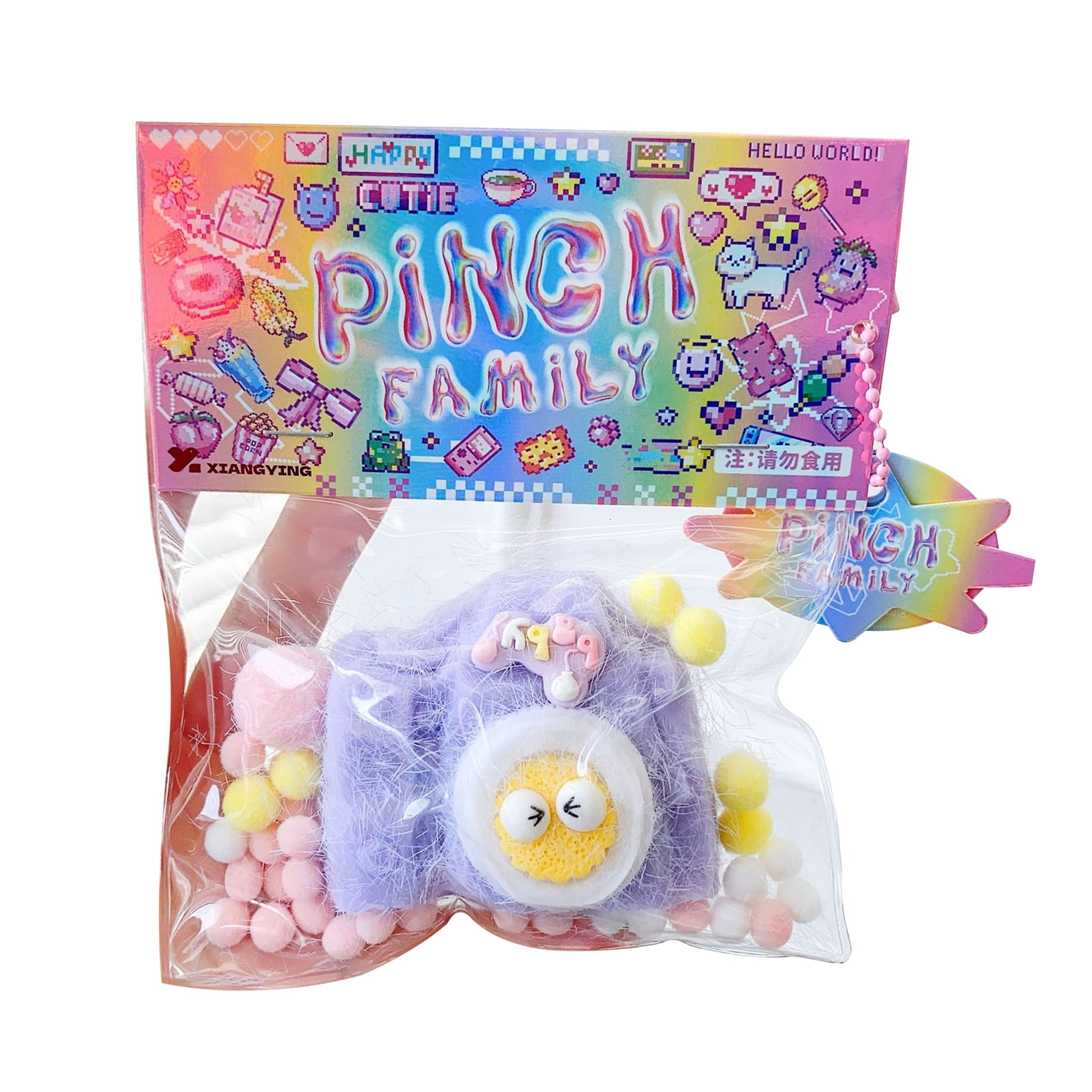 Stress Relief Pinch Toy Slow Rebound Waffle Doughnut Cake Dessert ...