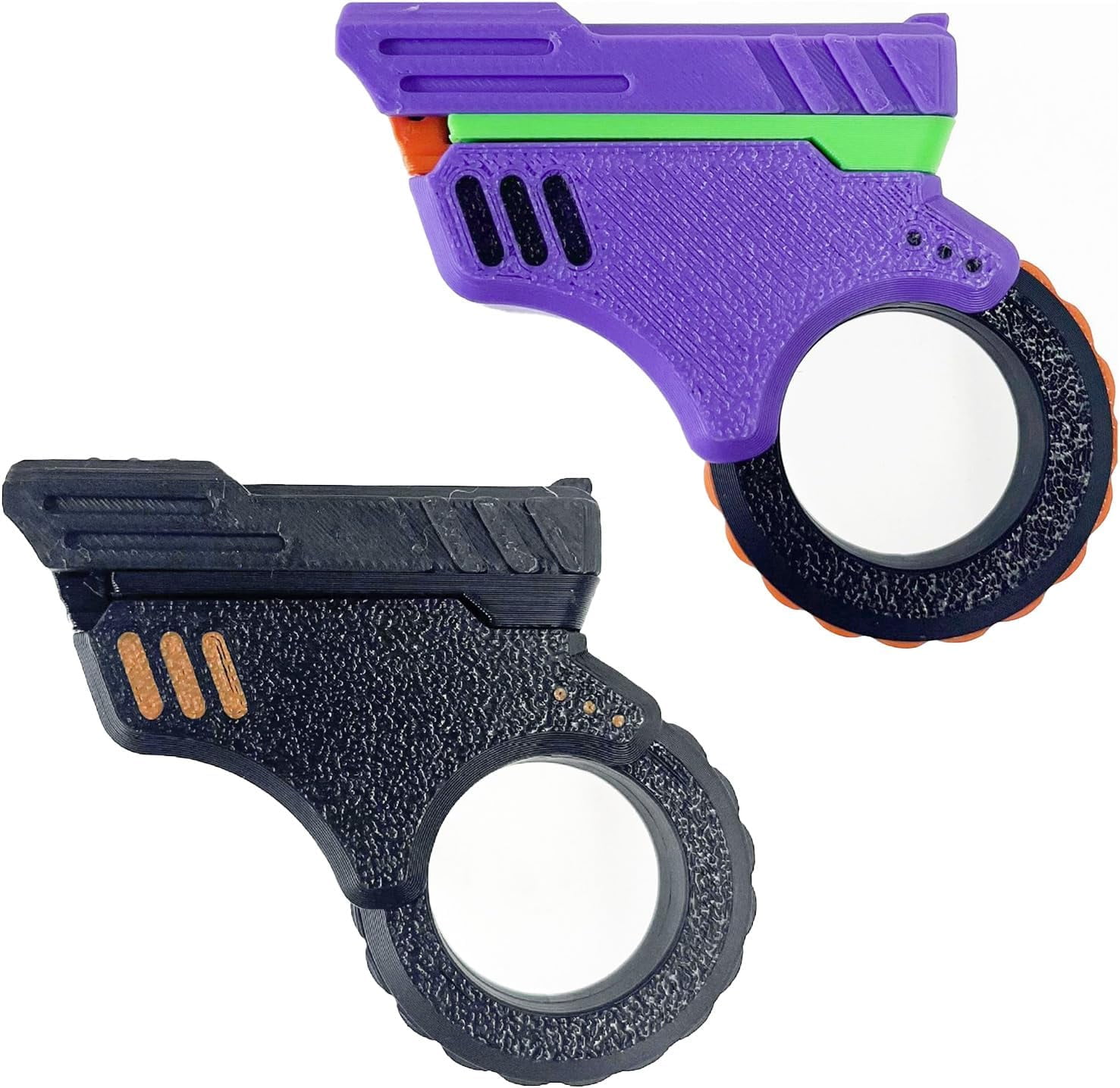 Stress Relief Relax Gyro Finger Toy, 3D Printed Fidget Slider Gun ...