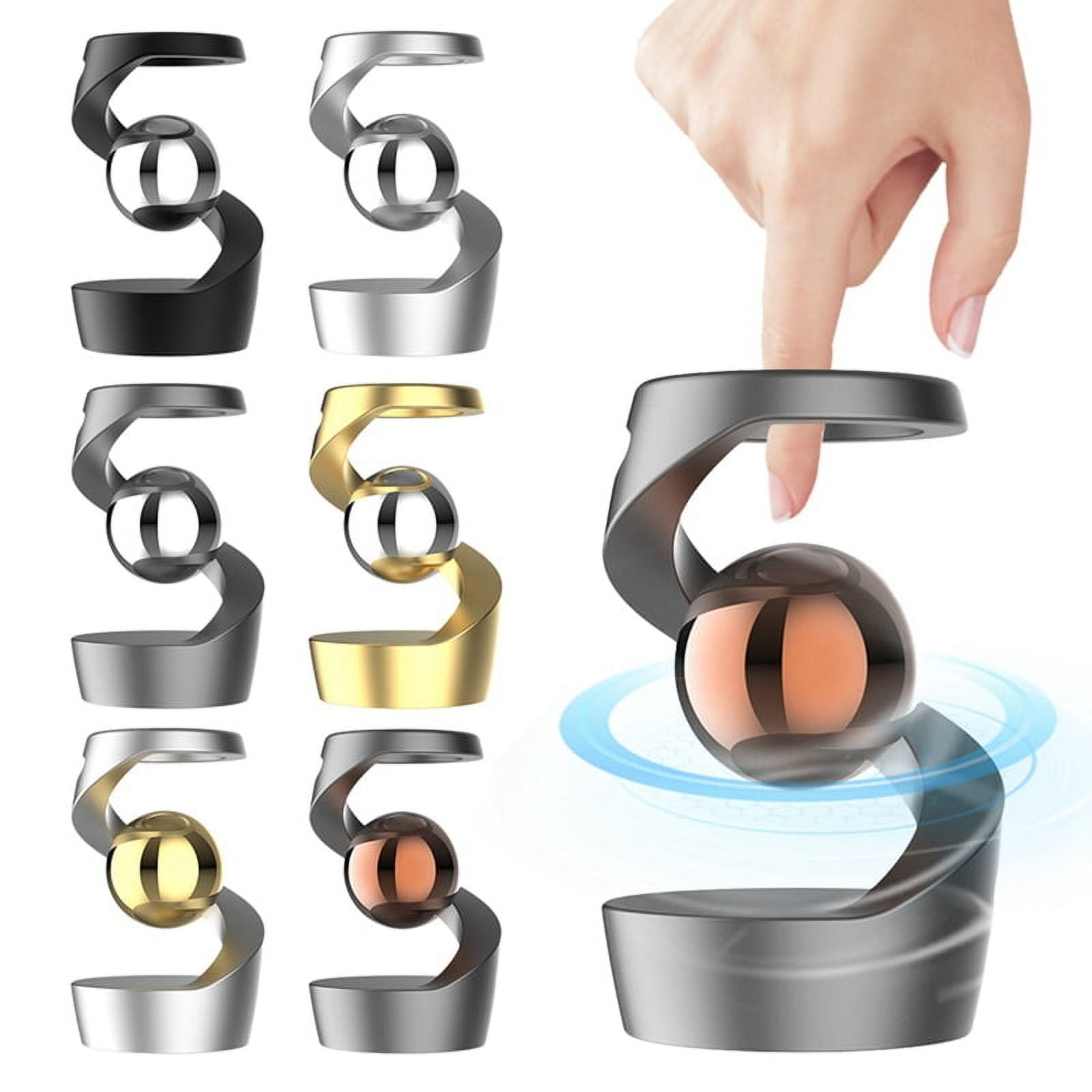 Stress Relief Sculpture Anti- Desk Toy Desktop Floating Gyroscope ...