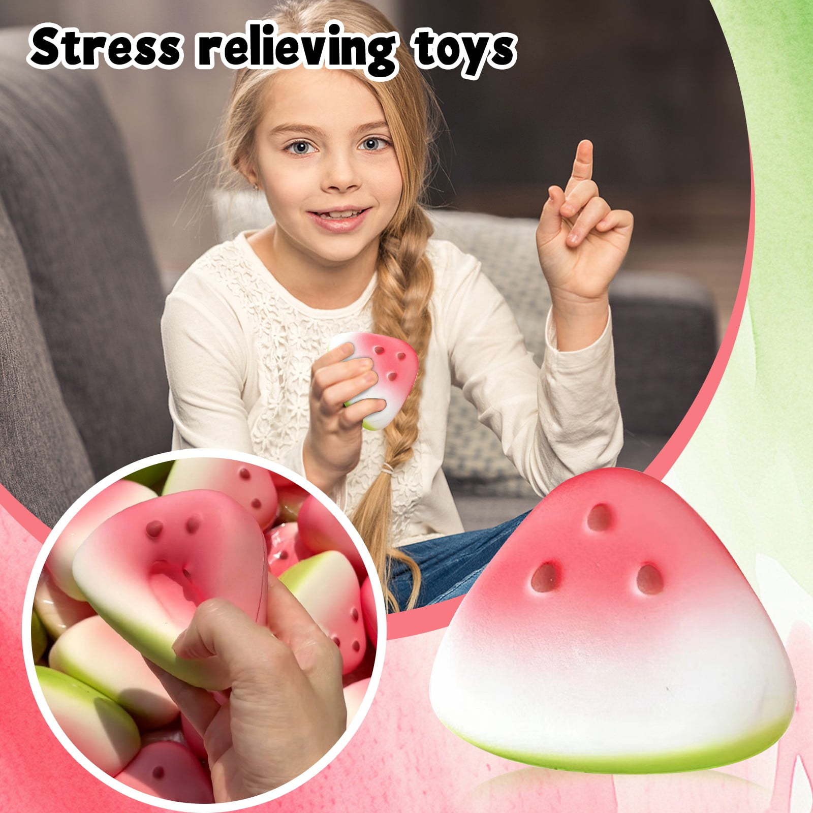 Stress Relief Sensory FIDGETss Toys squishyse Squeeze Toys,Summer ...