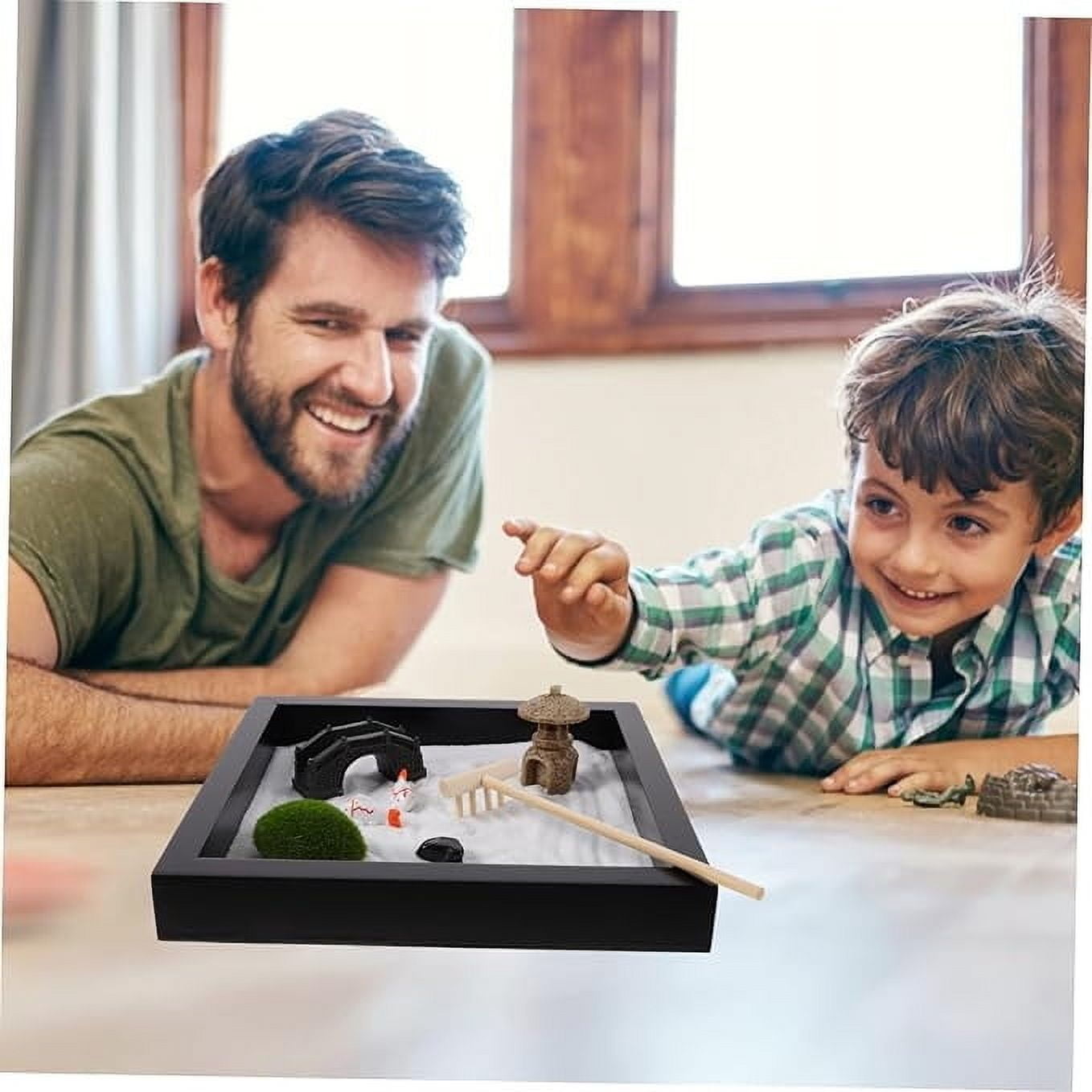 Stress Relief Tool, Dry Sand Tray Set, DIY Desktop Sand Garden for ...