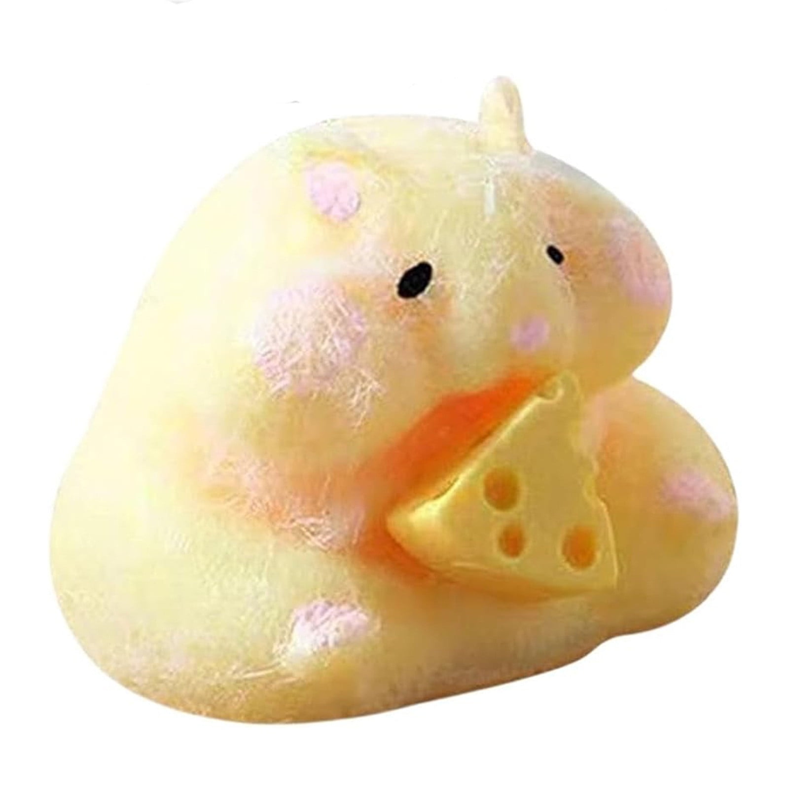 Stress Relief Toy,1 Pack Silicone Cute Hamster Squishy Toy,Ultra-Soft ...