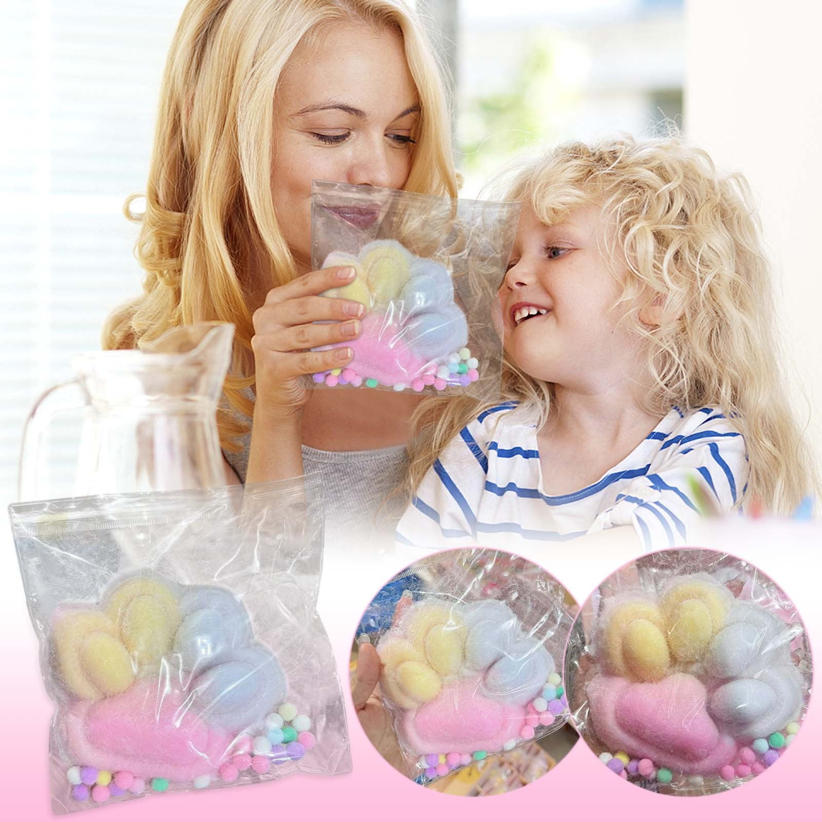 Stress Relief Toy | Extra Large Colorful Cat Paw Pinch Toy | 14cm ...