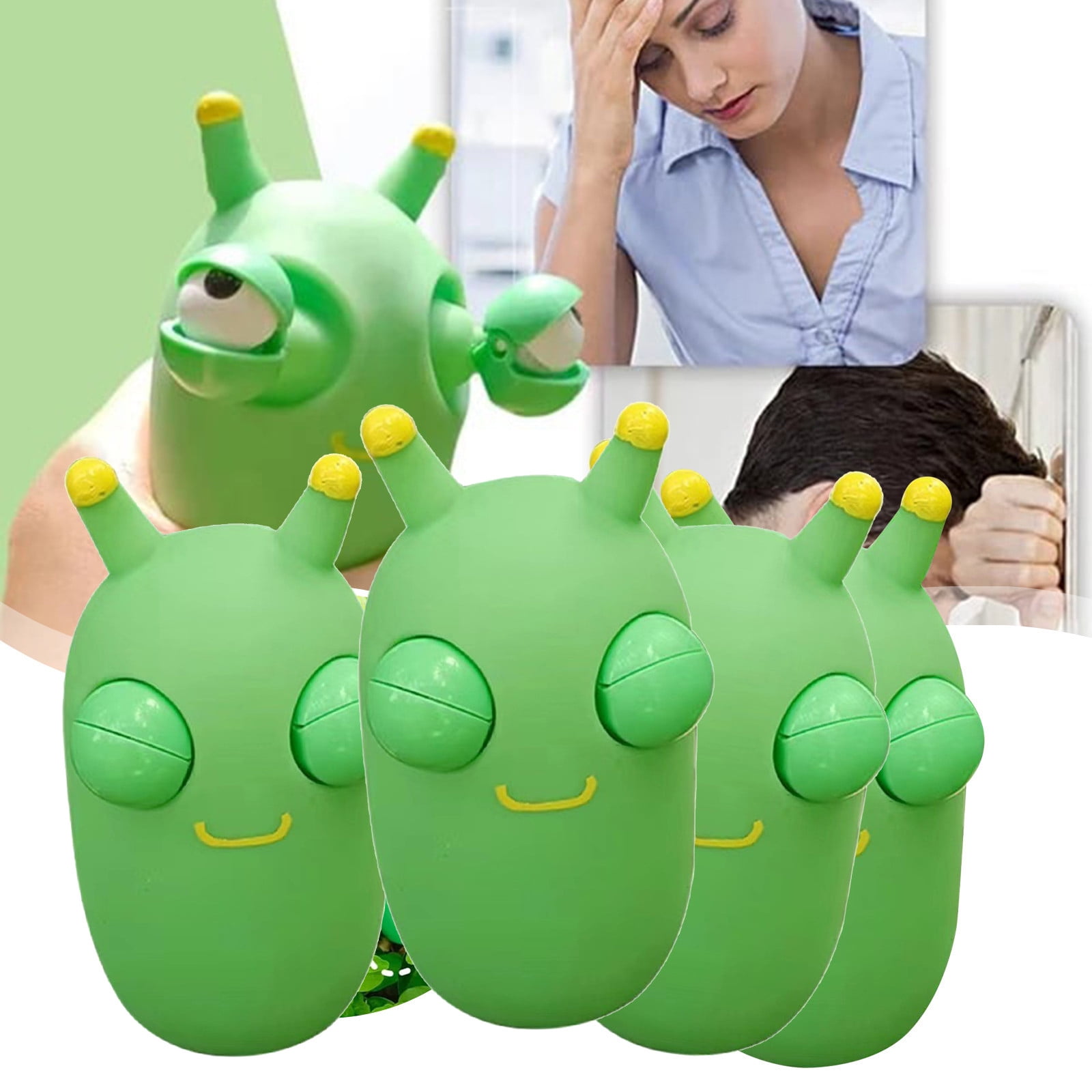 Stress Relief Toy Fidget Toys Cute Alien Stress Relief Toys Set of 3 ...