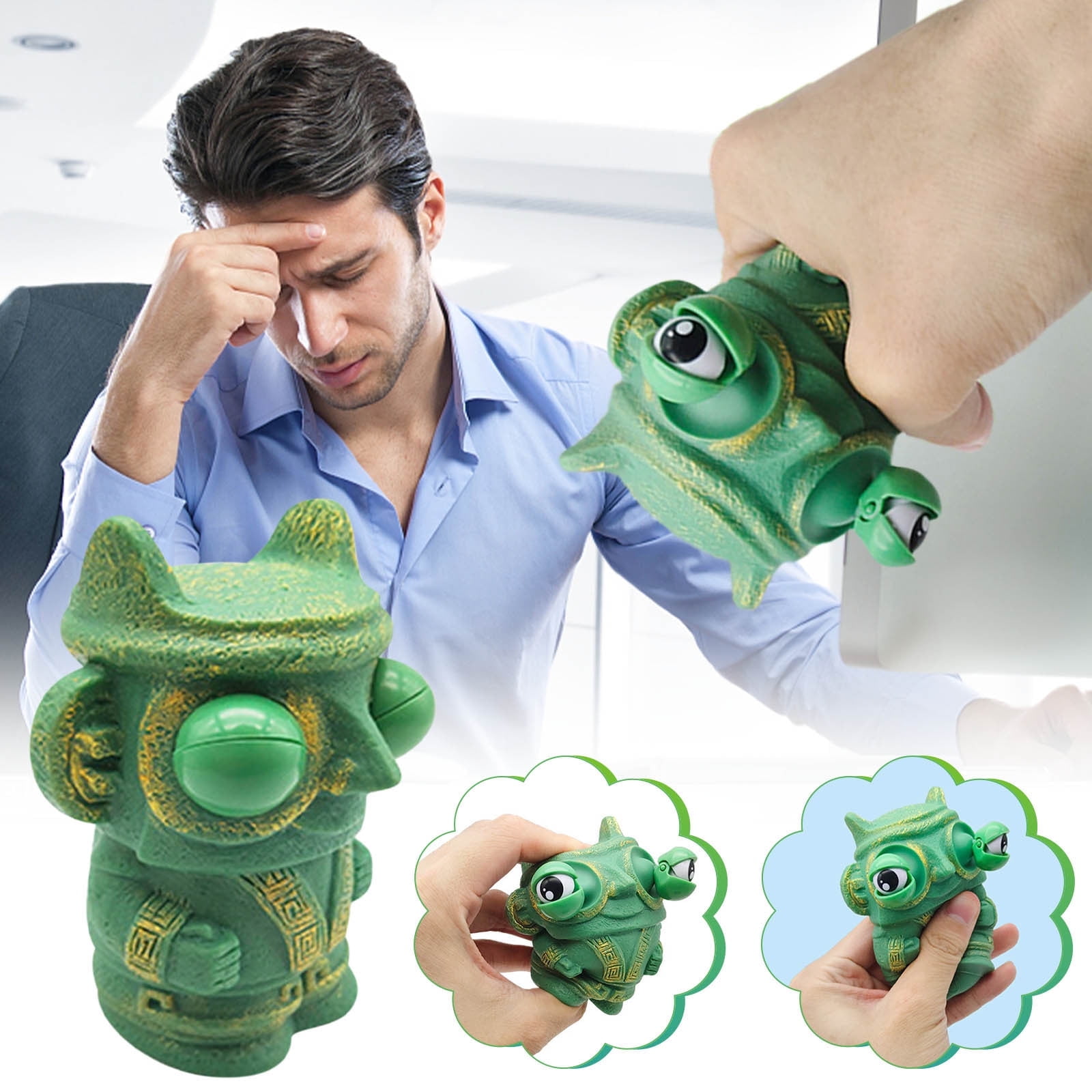 Stress Relief Toy for Kids & Adults - Office Decompression Squeeze Man ...