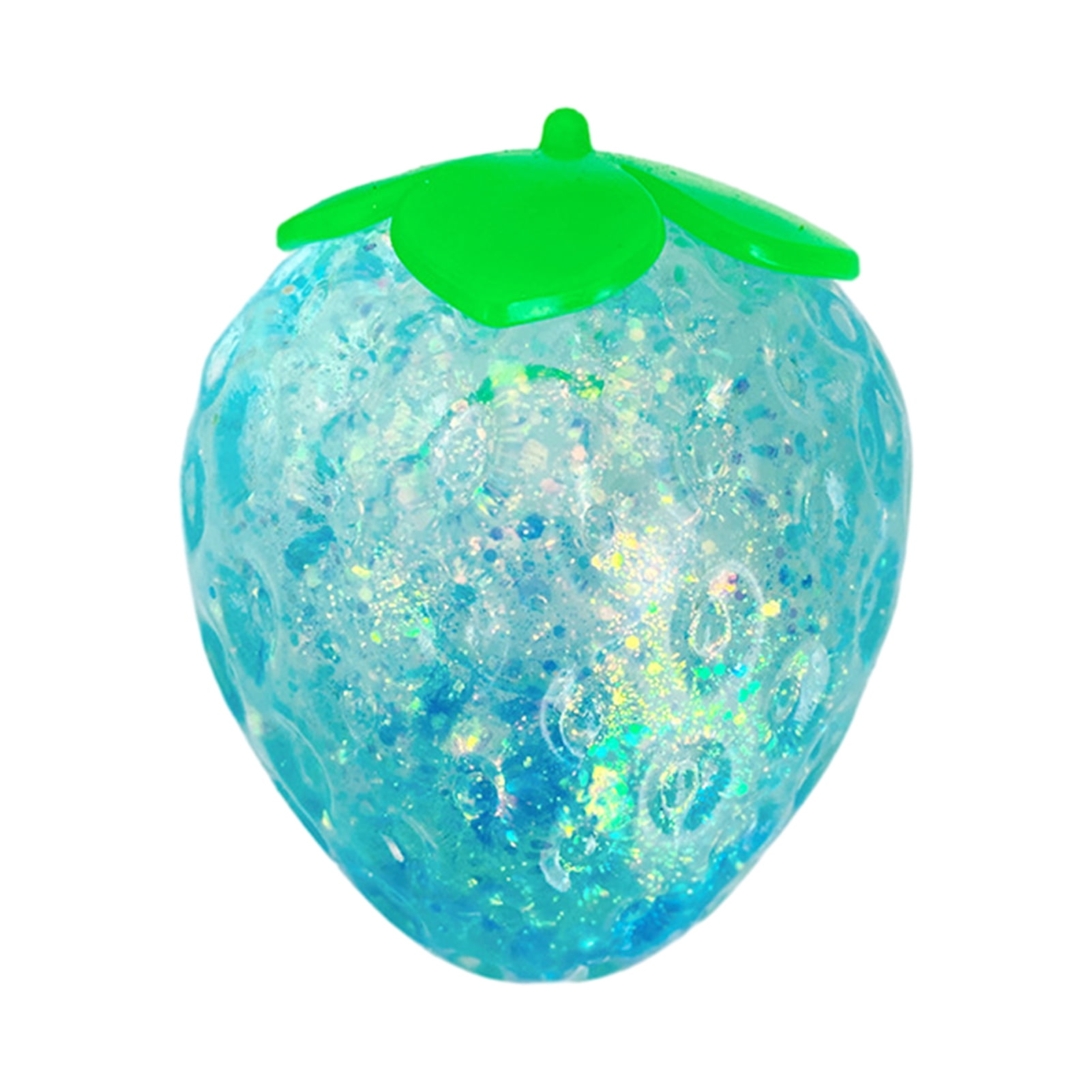 Stress Relief Toy Simulated Colorful Strawberry Slow Rebound Sequins ...