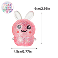 Stress Relief Toys Set – Cute Glitter Crystal Bunnies for Desk, Home ...