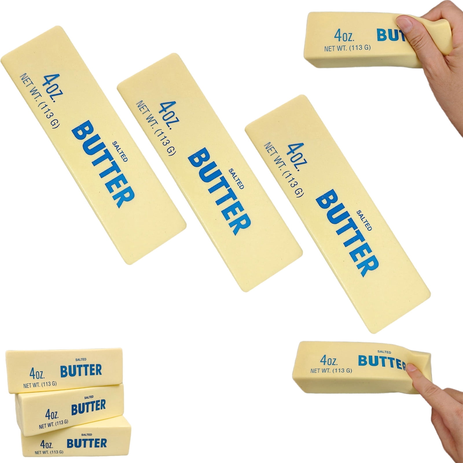 Stress Relief Toys, Squeeze Butter Toy Set, Slow Rebound Cute Butter ...