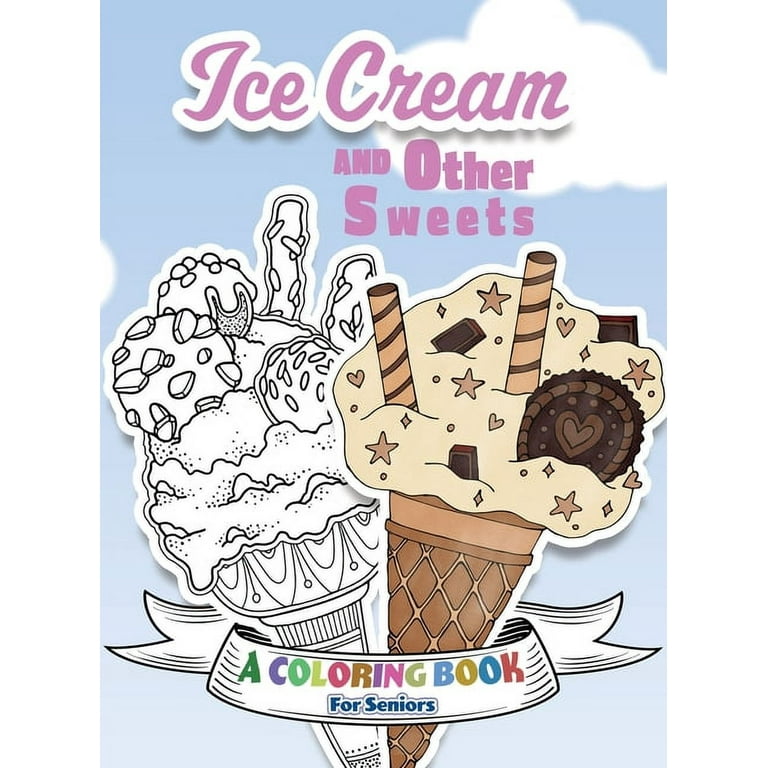 coloring book ice cream