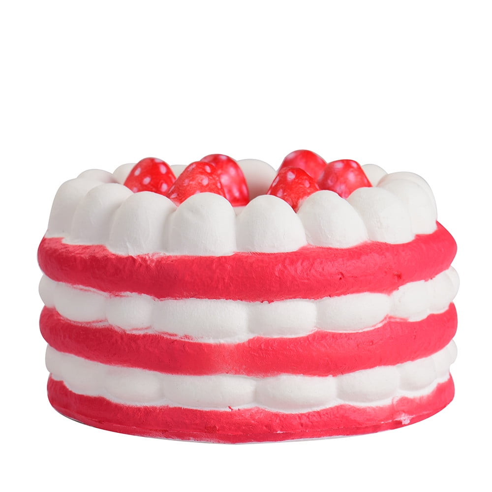 Stress Reliever Strawberry Cake Scented Super Slow Rising Kids Toy Cute ...